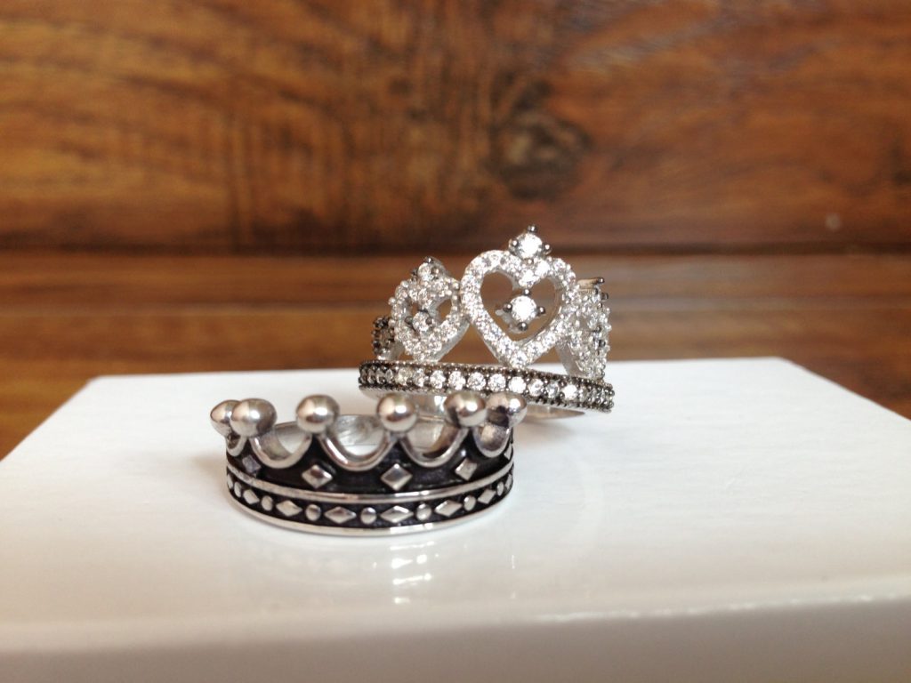 King & Queen,crown ring,crown ring set,gold crown ring,925k silver ...